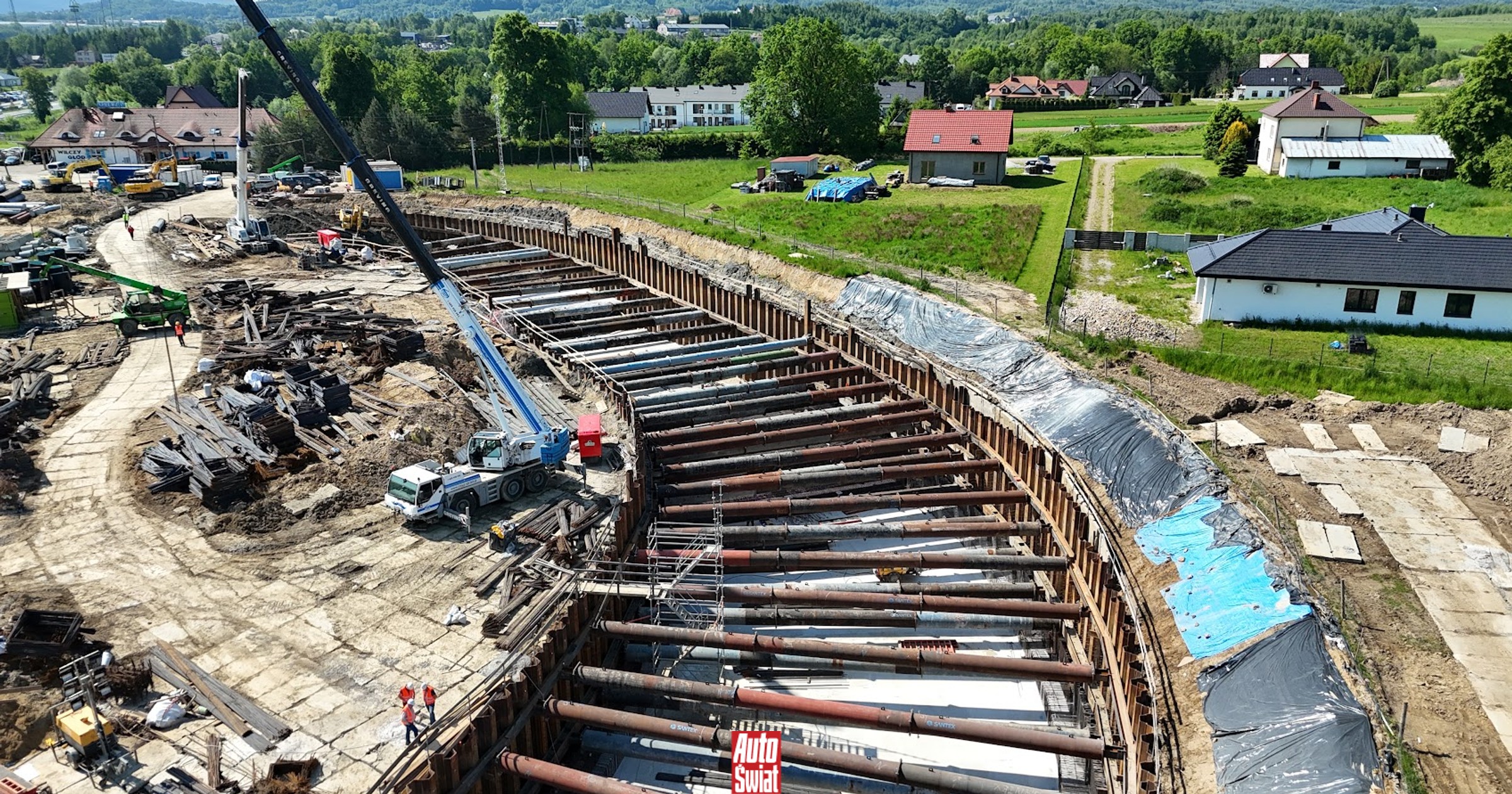 Kopią nowy tunel na zakopiance. Zaawansowanie prac przekroczyło 60 proc.