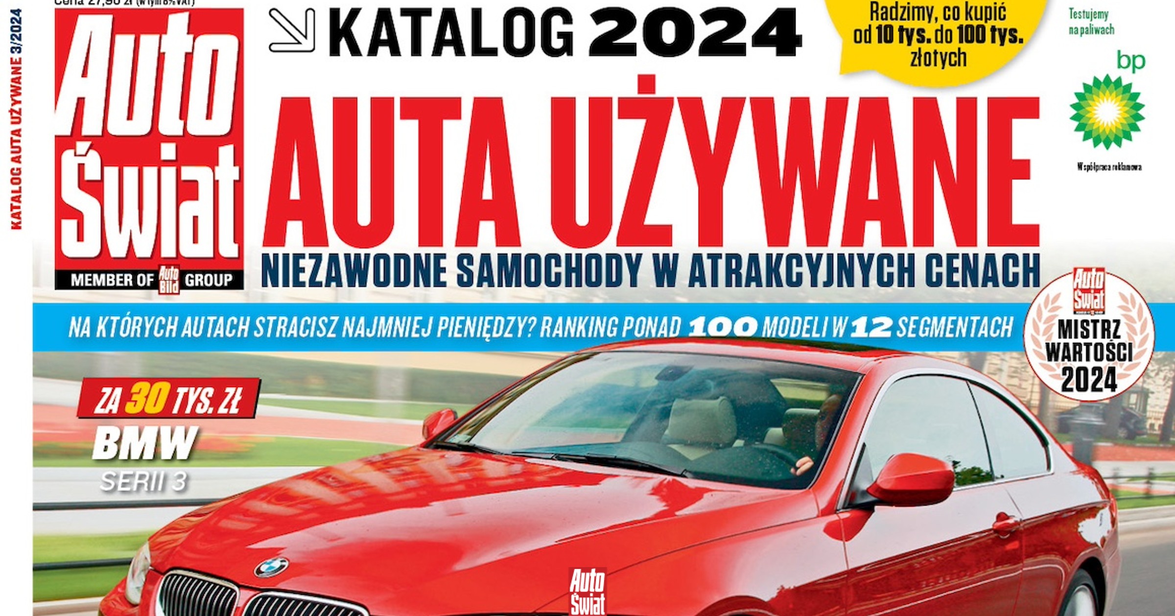 Katalog 2024 "Najlepsze auta używane do 100 tys. zł" już w sprzedaży