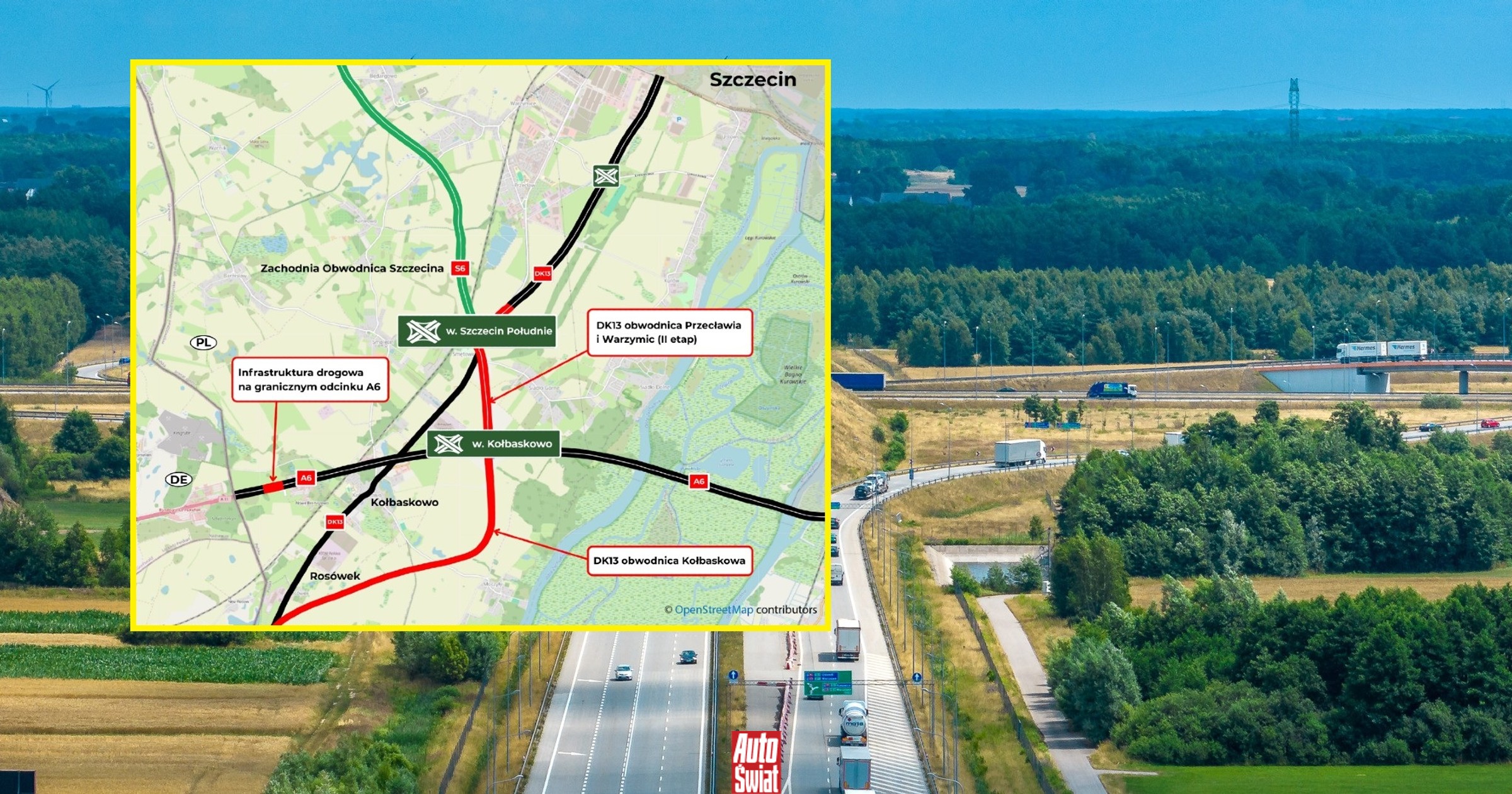 Autostrada A6 do Szczecina. Będzie zupełnie nowe połączenie. GDDKiA ...