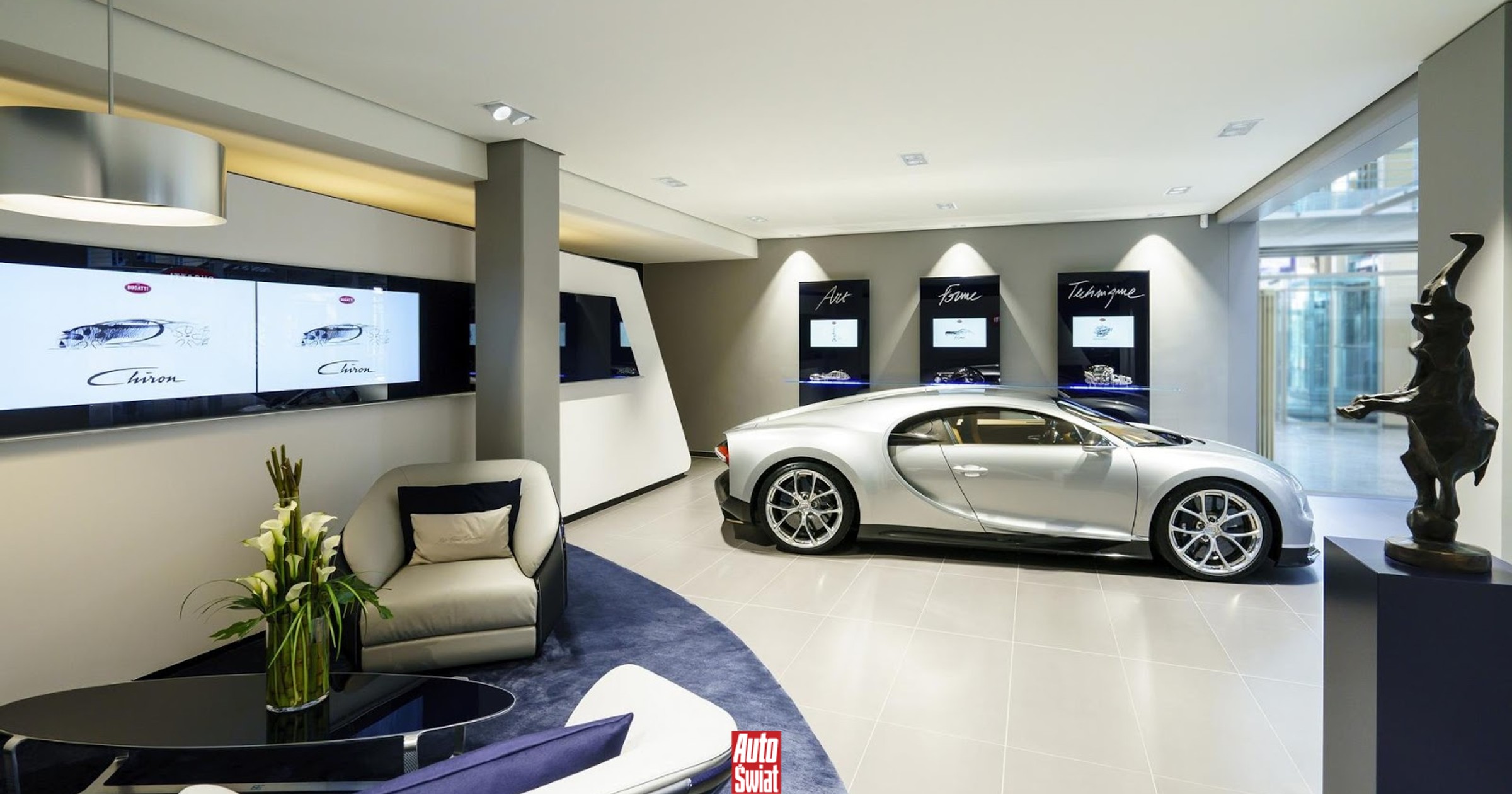 Bugatti wprowadza nowy standard w salonach - Auto Świat