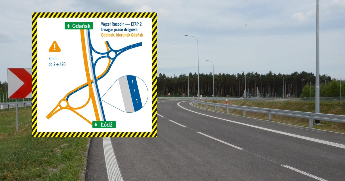 Już dziś rusza remont A1. Cztery etapy i nowe ograniczenie prędkości [MAPA] - Auto Świat