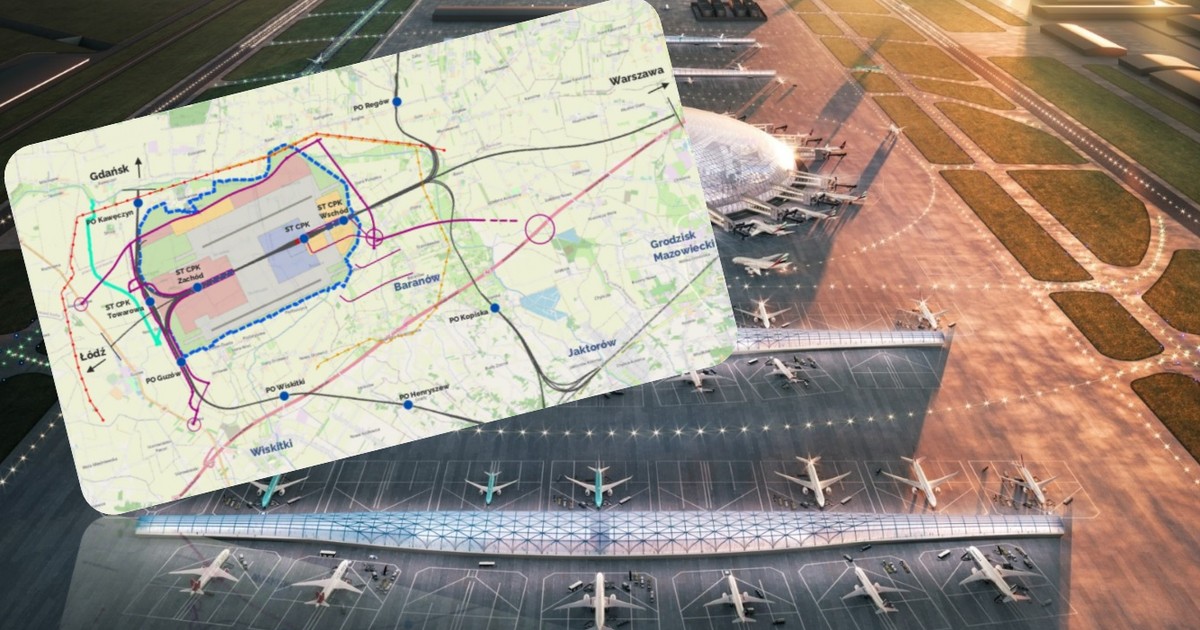 CPK: Pokazali, jak będzie wyglądać Centralny Port Komunikacyjny. Jest ...