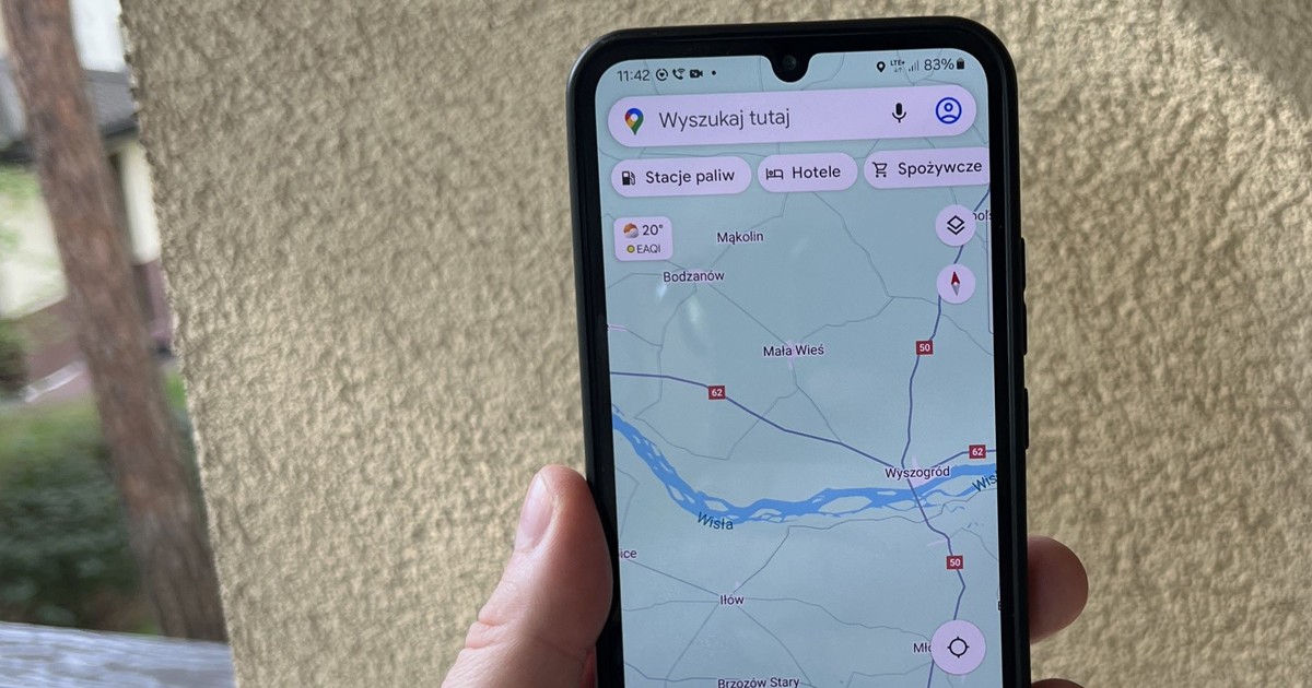 Odkryłem dwukolorowy listek w Google Maps. Teraz używam go cały czas ...