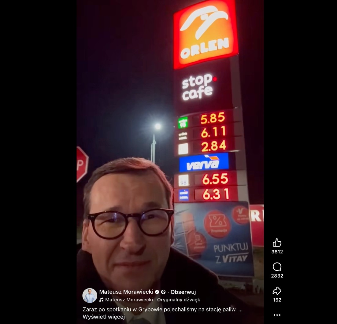 Benzyna za 4,99 zł za litr. Skolim sprzedaje benzynę taniej niż Donald ...