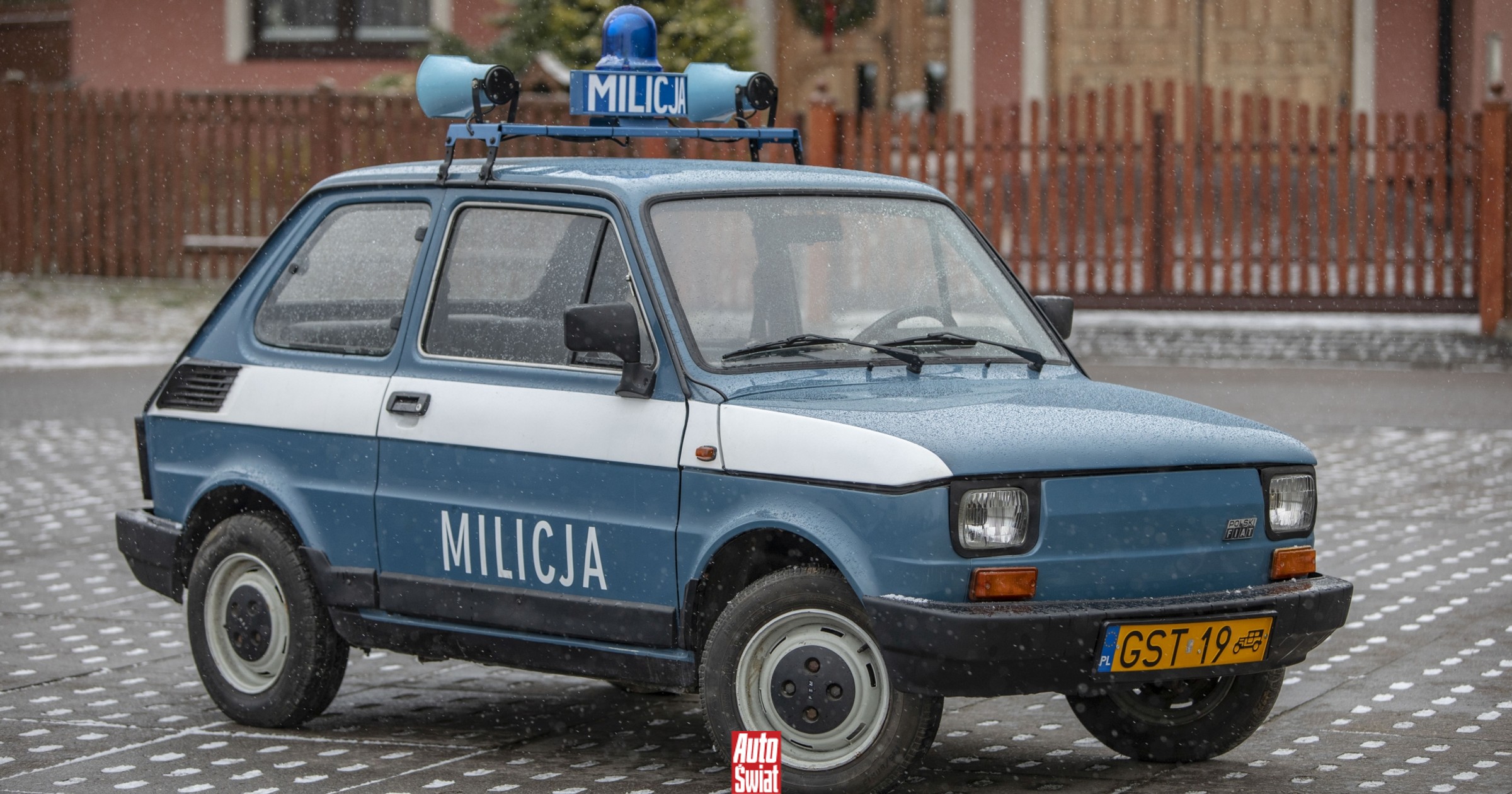 Fiat 126p radiowóz. Maluch, którego nie było