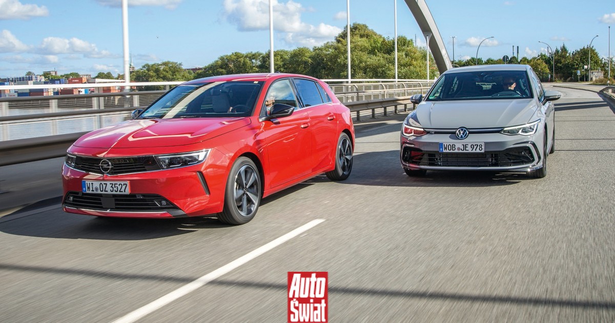 Nowy Opel Astra kontra Volkswagen Golf. Pojedynek gigantów klasy ...