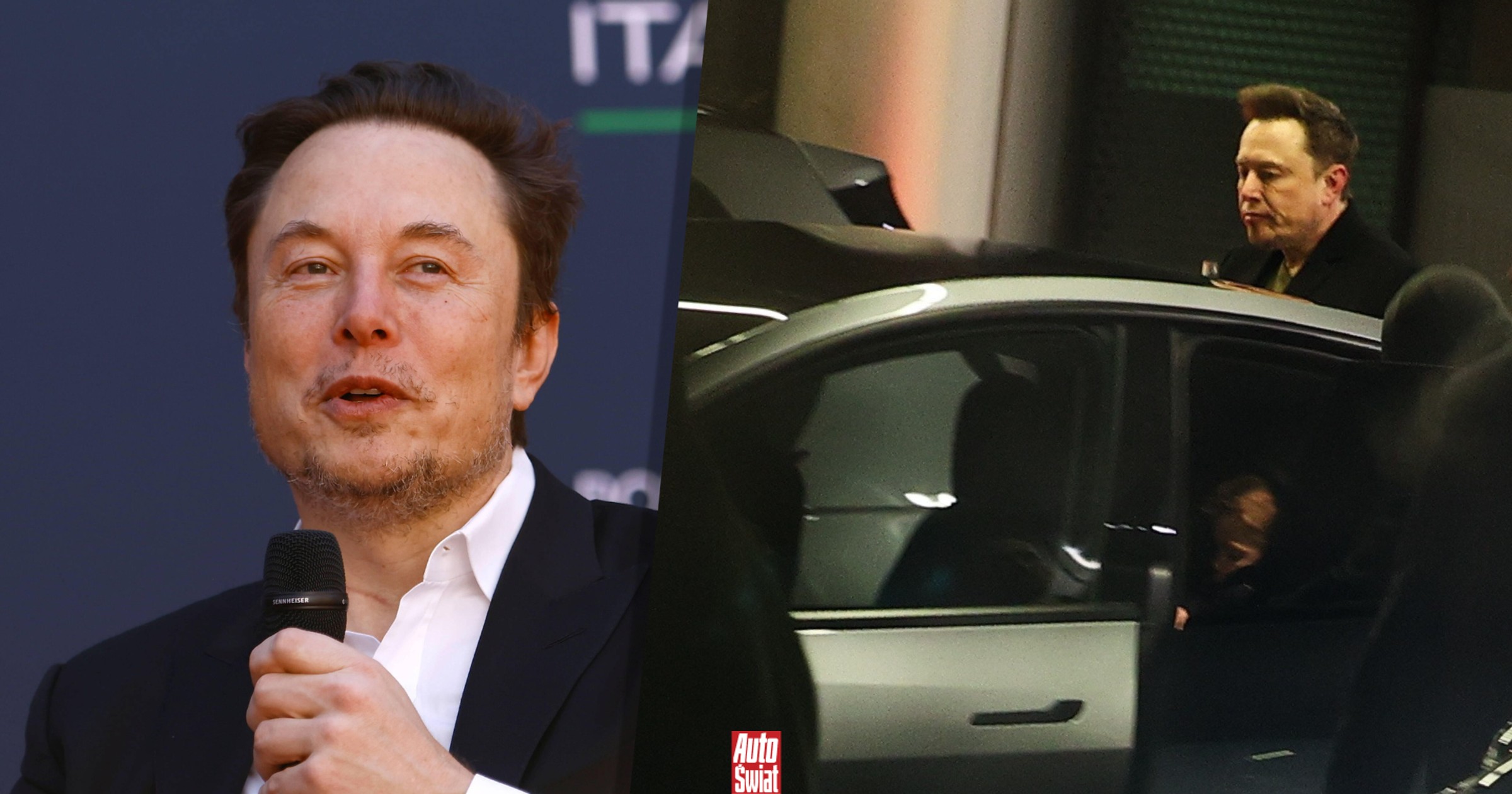 Elon Musk wylądował w Krakowie. Wiemy, czym jeździ po Polsce