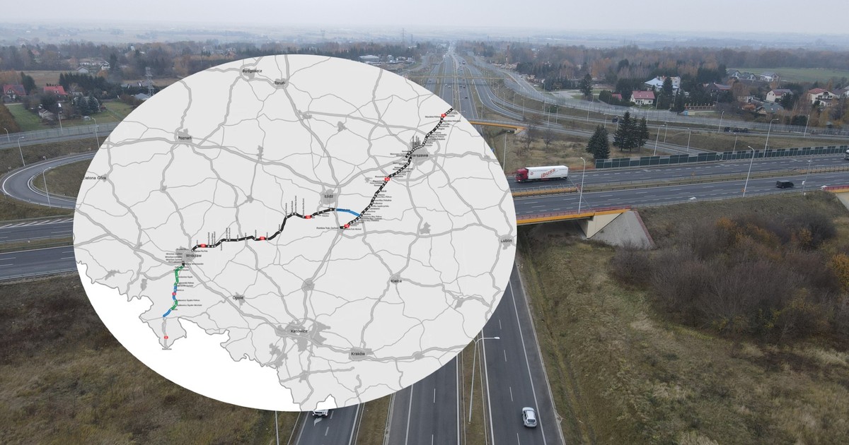 Najdłuższa droga ekspresowa w Polsce. GDDKiA pokazała mapę. A my znamy ...