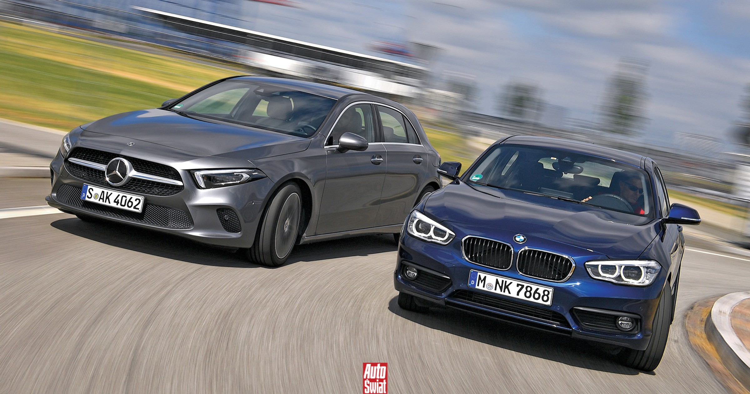 Nowy Mercedes A180 d kontra BMW 116d - kto tu jest gwiazdą? - Auto Świat