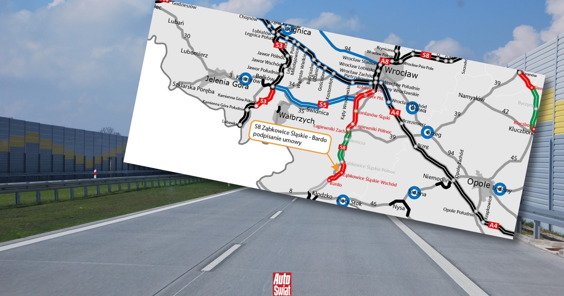 Trasa S8 będzie jeszcze dłuższa. Dolny Śląsk zyska ważny łącznik na ...