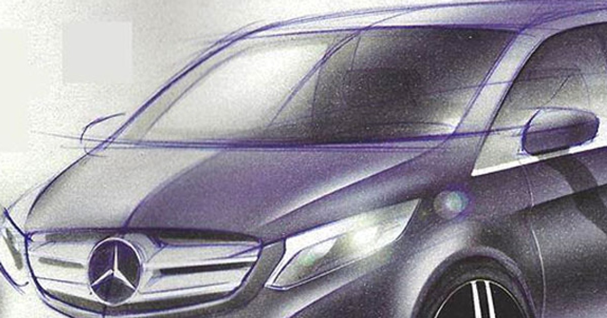 Nowy Mercedes Viano – pierwsze szkice - Auto Świat