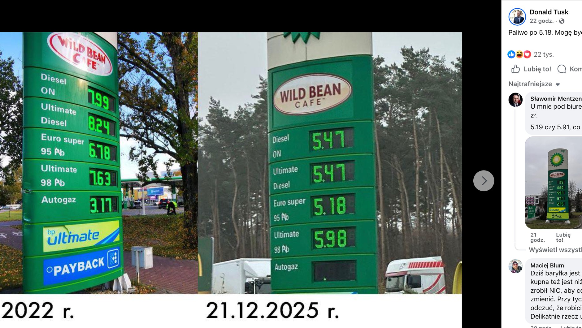 Benzyna za 4,99 zł za litr. Skolim sprzedaje benzynę taniej niż Donald ...