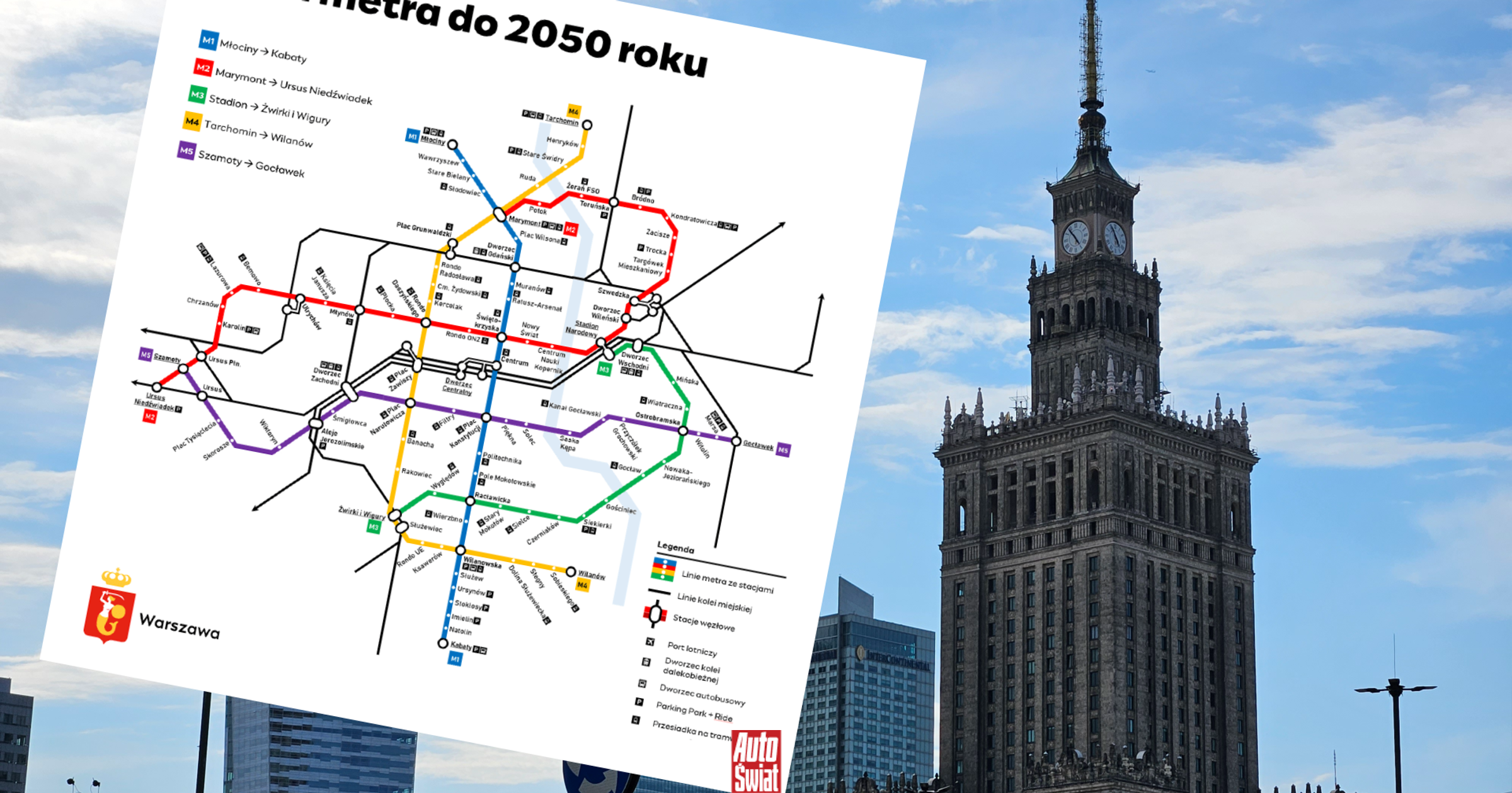 To linia M4 będzie rekordowa. Warszawa zaczyna prace nad wielkim metrem ...