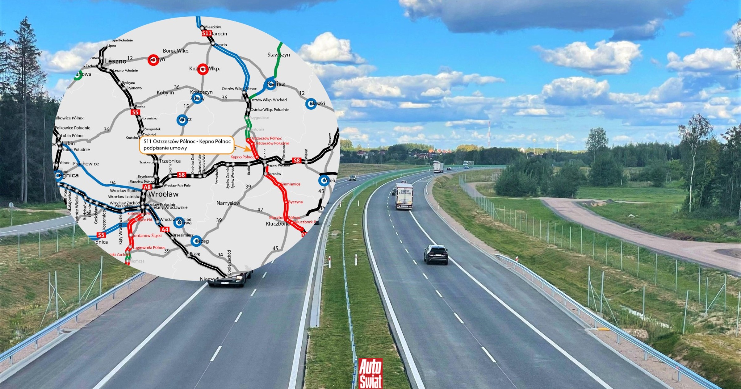 Kiedy droga S11 w Wielkopolsce będzie gotowa? 18 km za 588 mln zł